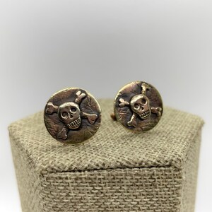Skull and Crossbones Pirate Cuff Links - Etsy