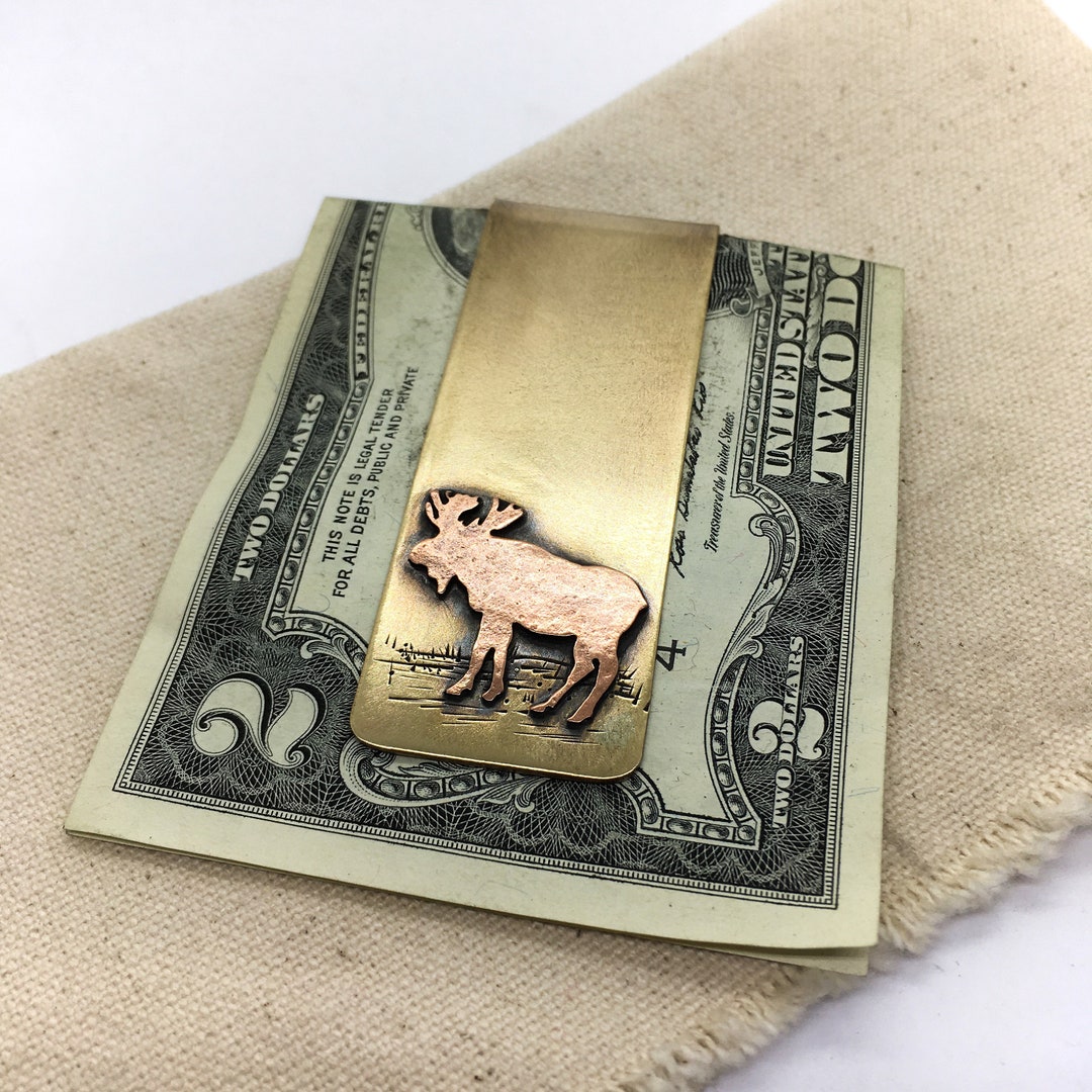 Moose Money Clip - Etsy