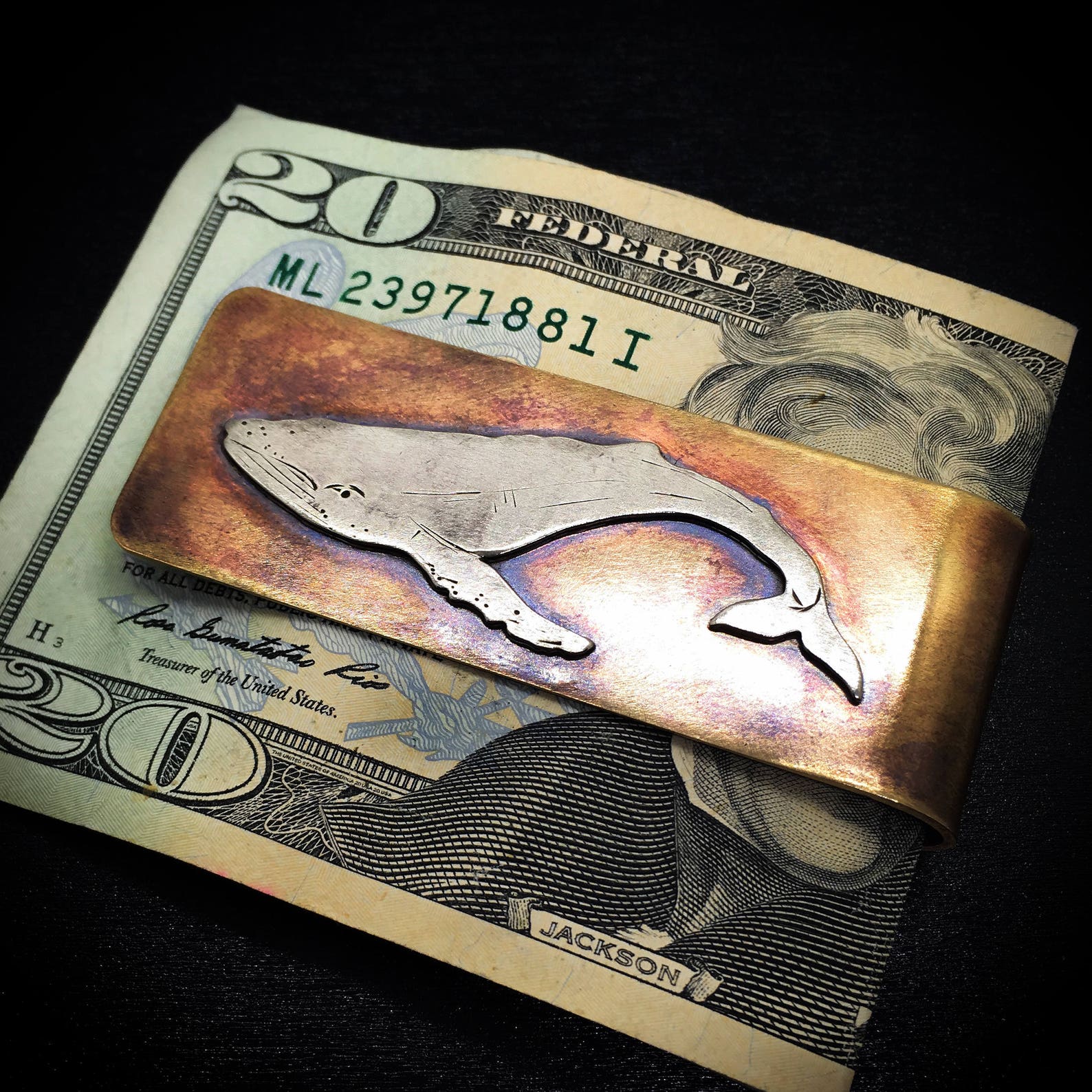 Humpback Whale Money Clip - Etsy
