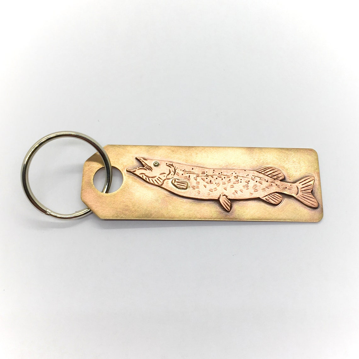 Northern Pike Hand Made Key Chain Pike Fishing Gift - Etsy