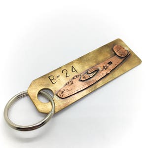 B-24 Hand Made World War II Aircraft Keychain - Etsy