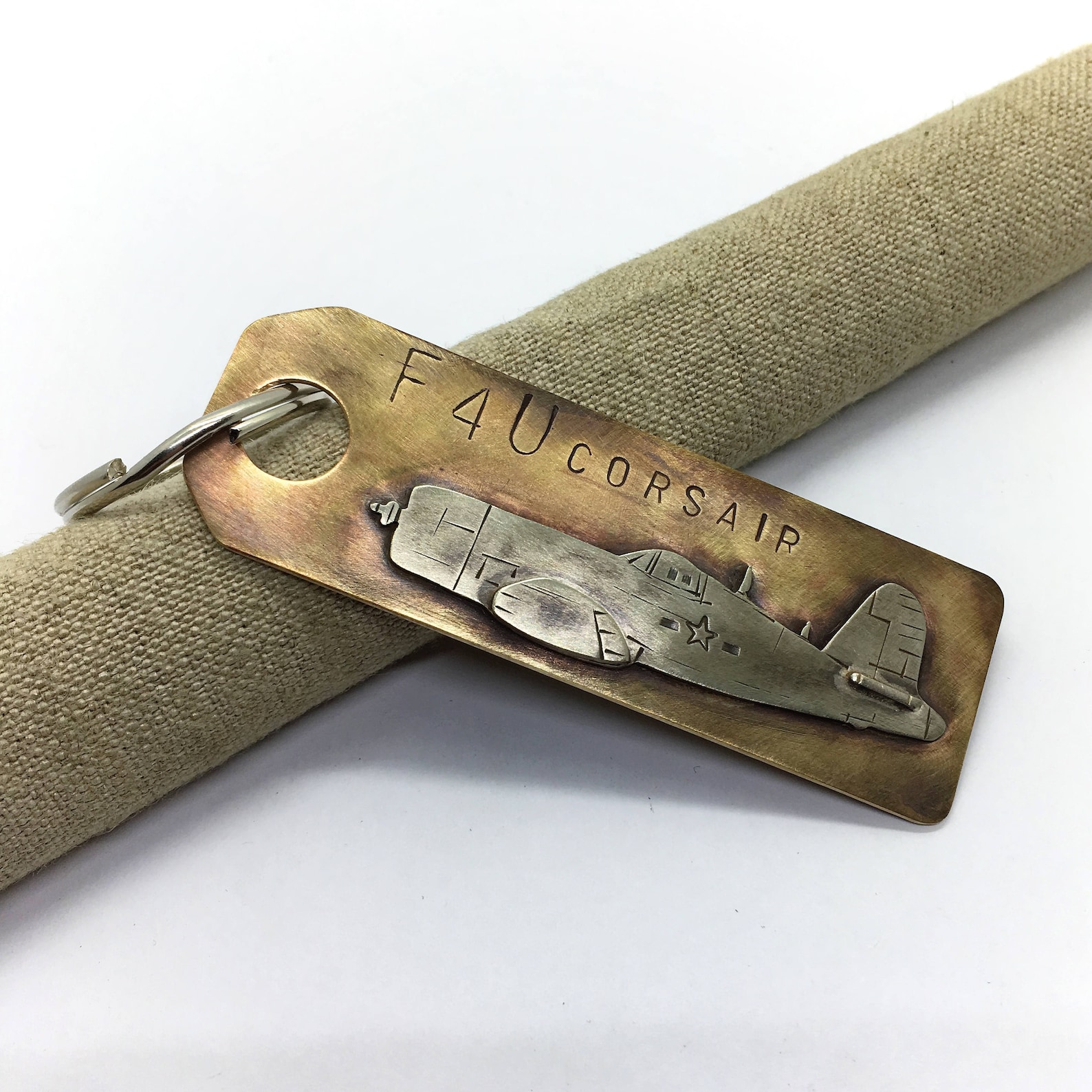 F4U Corsair Hand Made World War II Aircraft Keychain U.S. Navy - Etsy