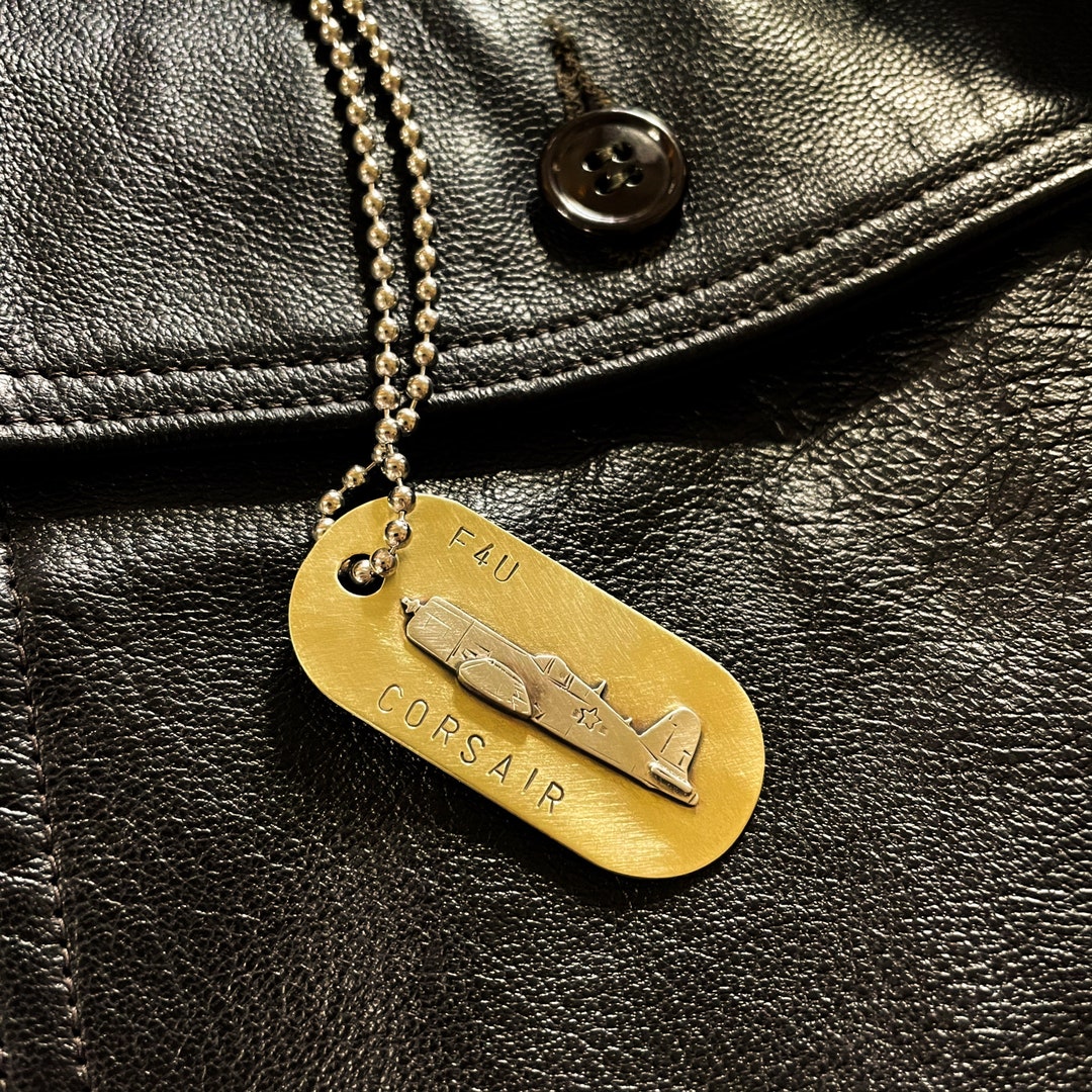 F4U Corsair Dog Tag Necklace - Etsy