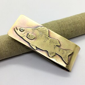 Yellow Perch Hand Made Fish Money Clip - Etsy