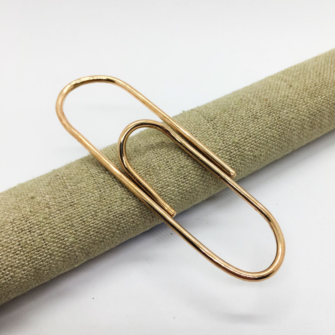 Bronze Paperclip Hand Made Money Clip - Etsy