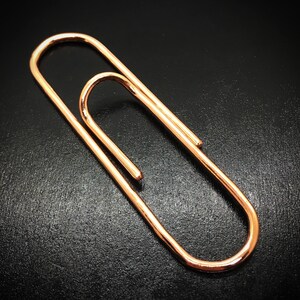 Minimalist Copper Paperclip Money Clip - Etsy