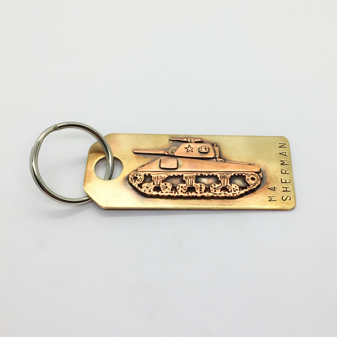 US Army M4 Sherman Tank Key Chain - Etsy