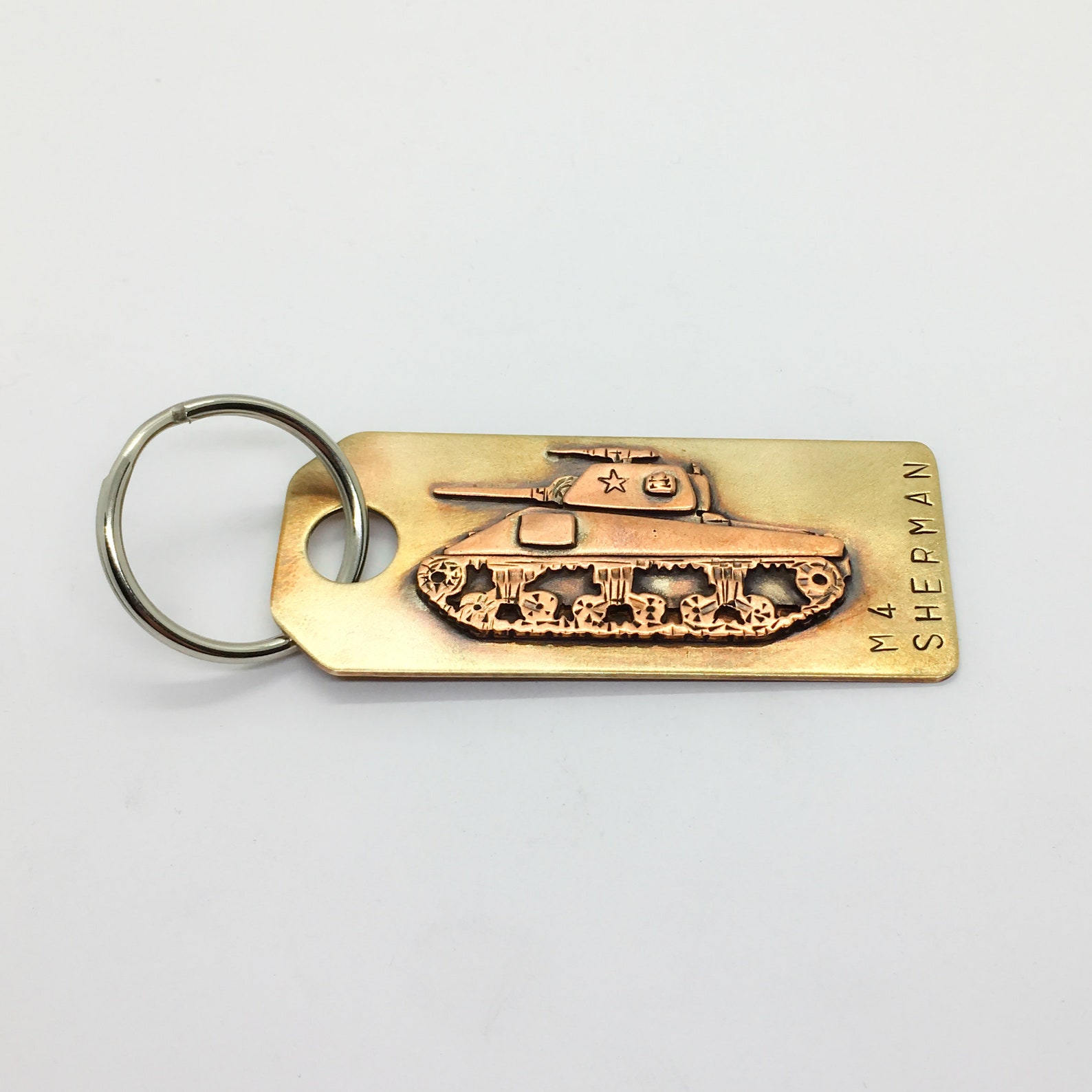 US Army M4 Sherman Tank Key Chain - Etsy