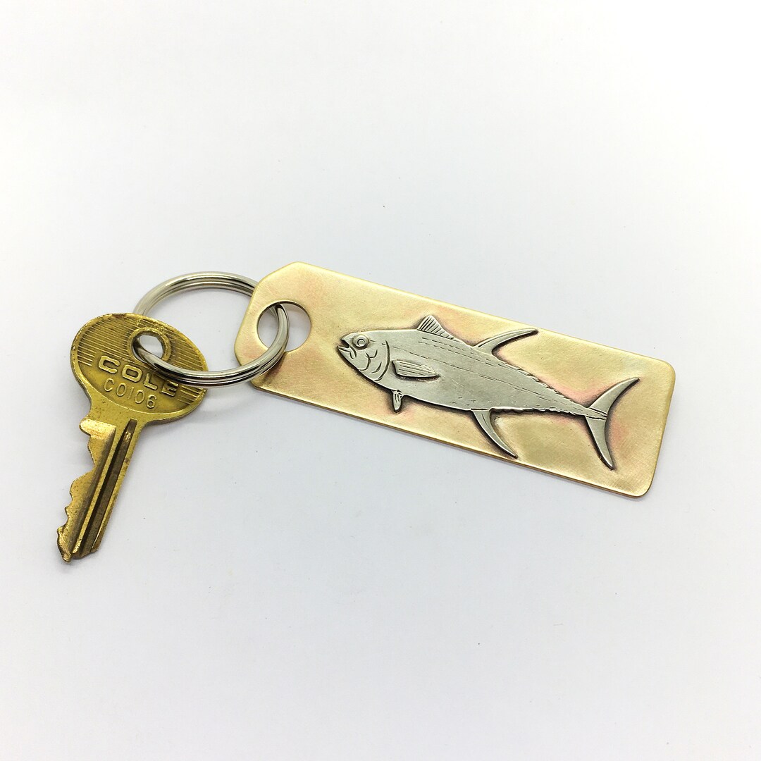 Yellowfin Tuna Keychain - Etsy