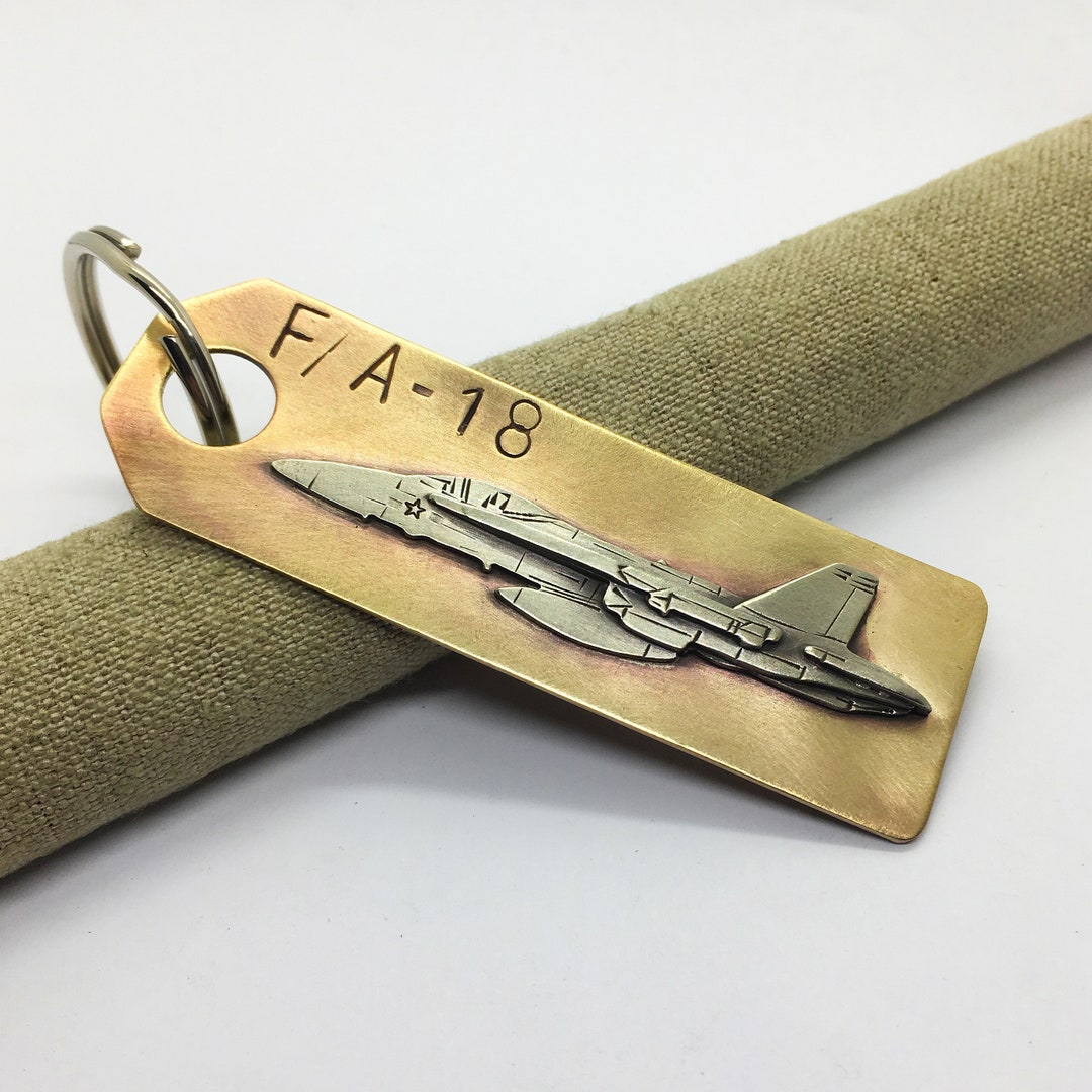 F/A-18 Super Hornet U.S. Navy Fighter Jet Key Chain - Etsy