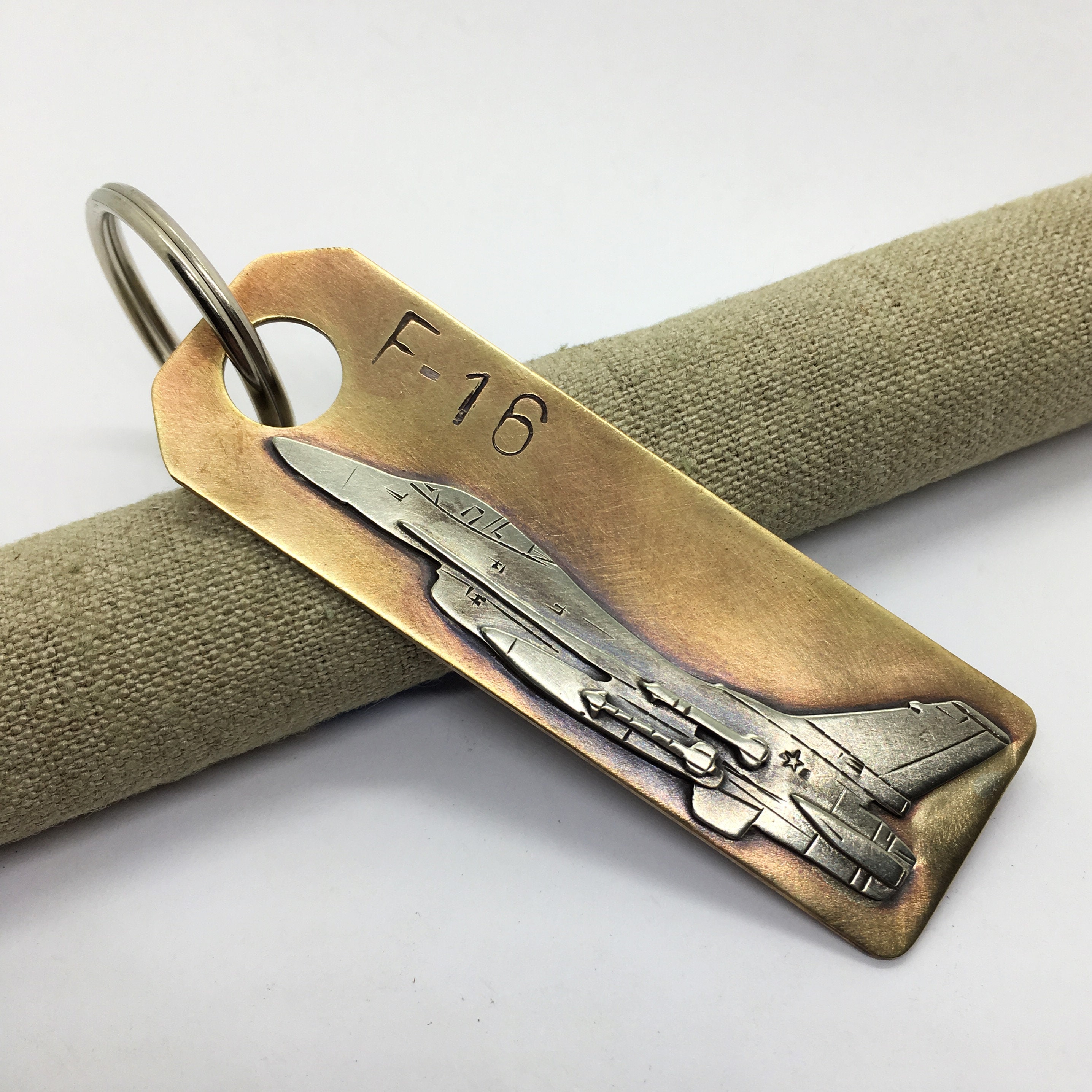 F-16 Fighting Falcon U.S. Airforce Fighter Jet Key Chain - Etsy