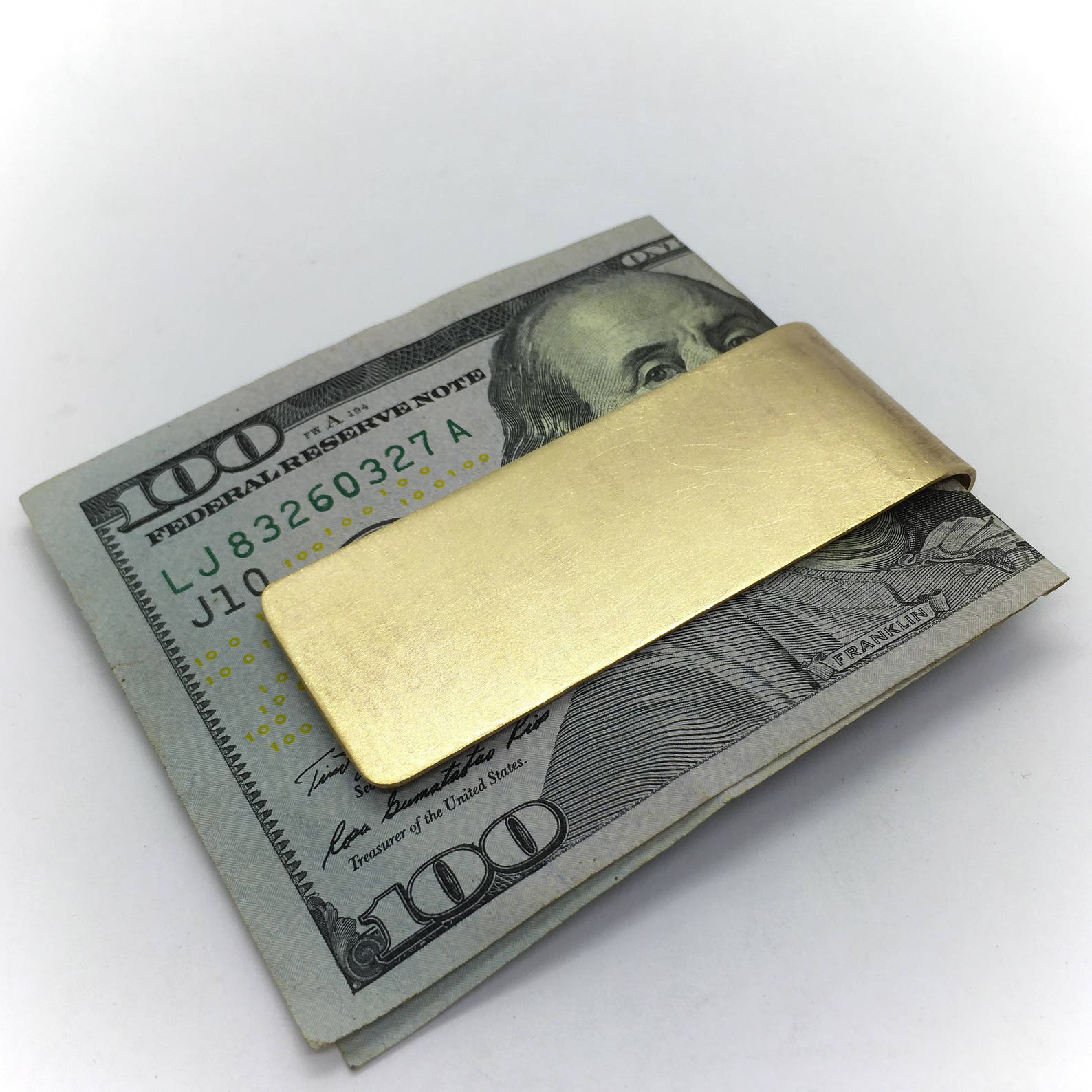 Simple Brass Money Clip, Hand Made, Mens Accessories, Mens Gift - Etsy