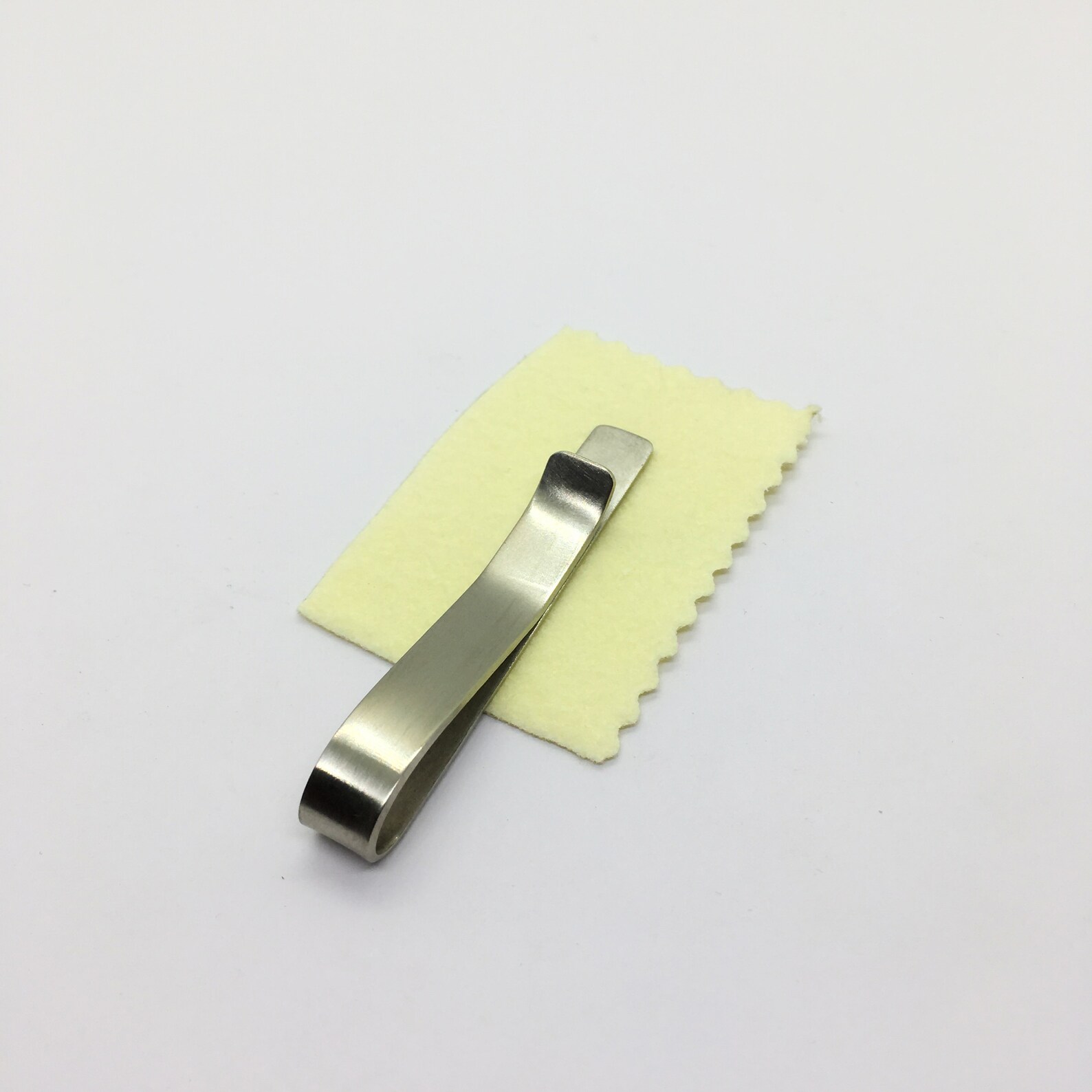 Nickel Silver Tie Clip With Cross Hatch Hammered Texture - Etsy