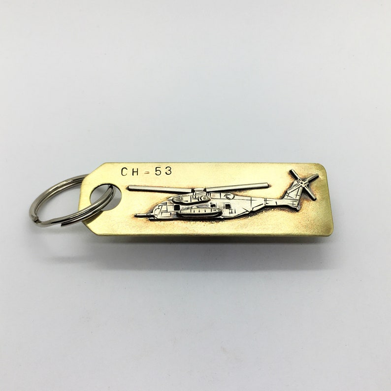 CH-53 Sea stallion navy/marine corps helicopter key chain | Etsy