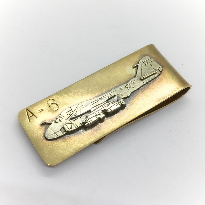 A-6 Intruder Airplane Money Clip - Etsy