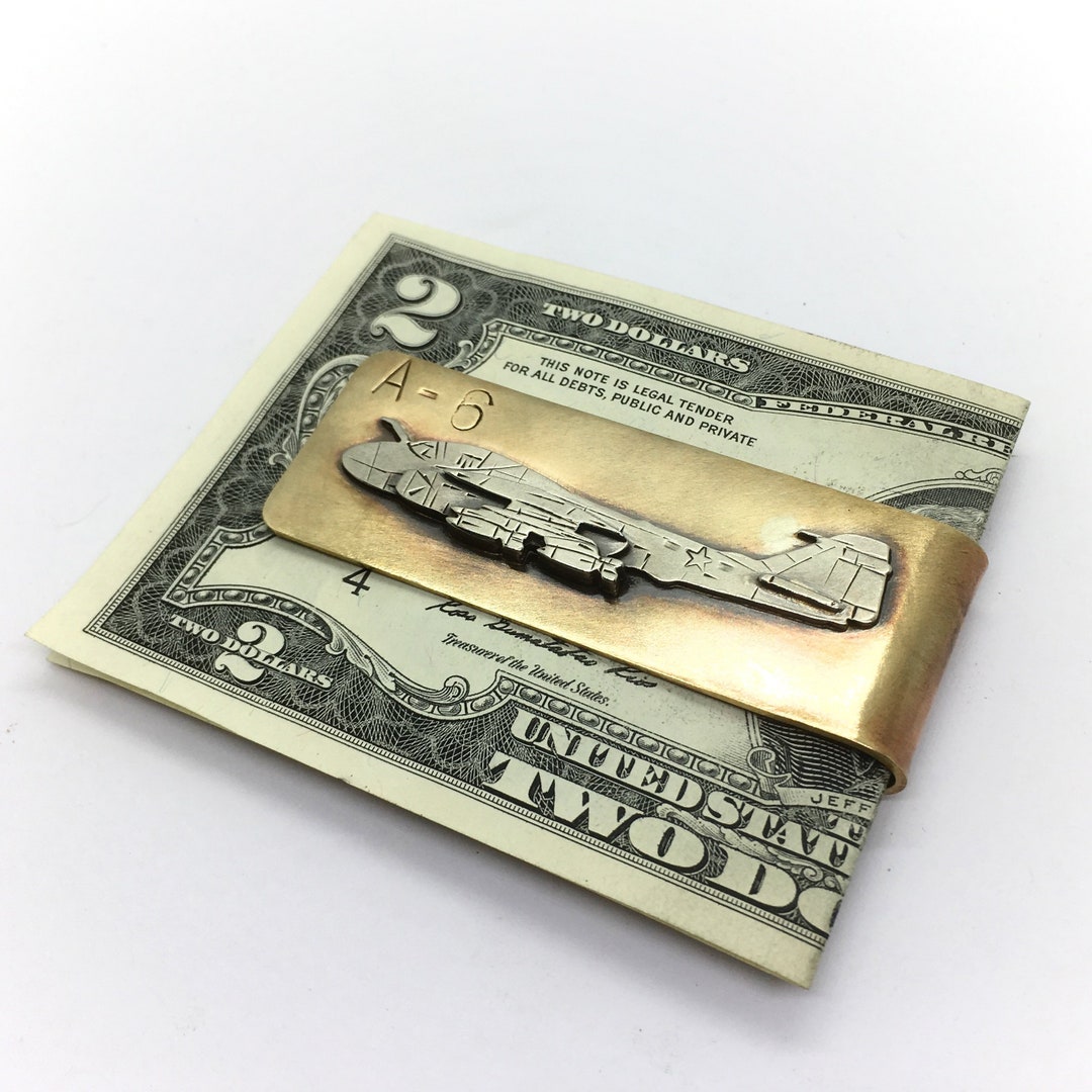 A-6 Intruder Airplane Money Clip - Etsy