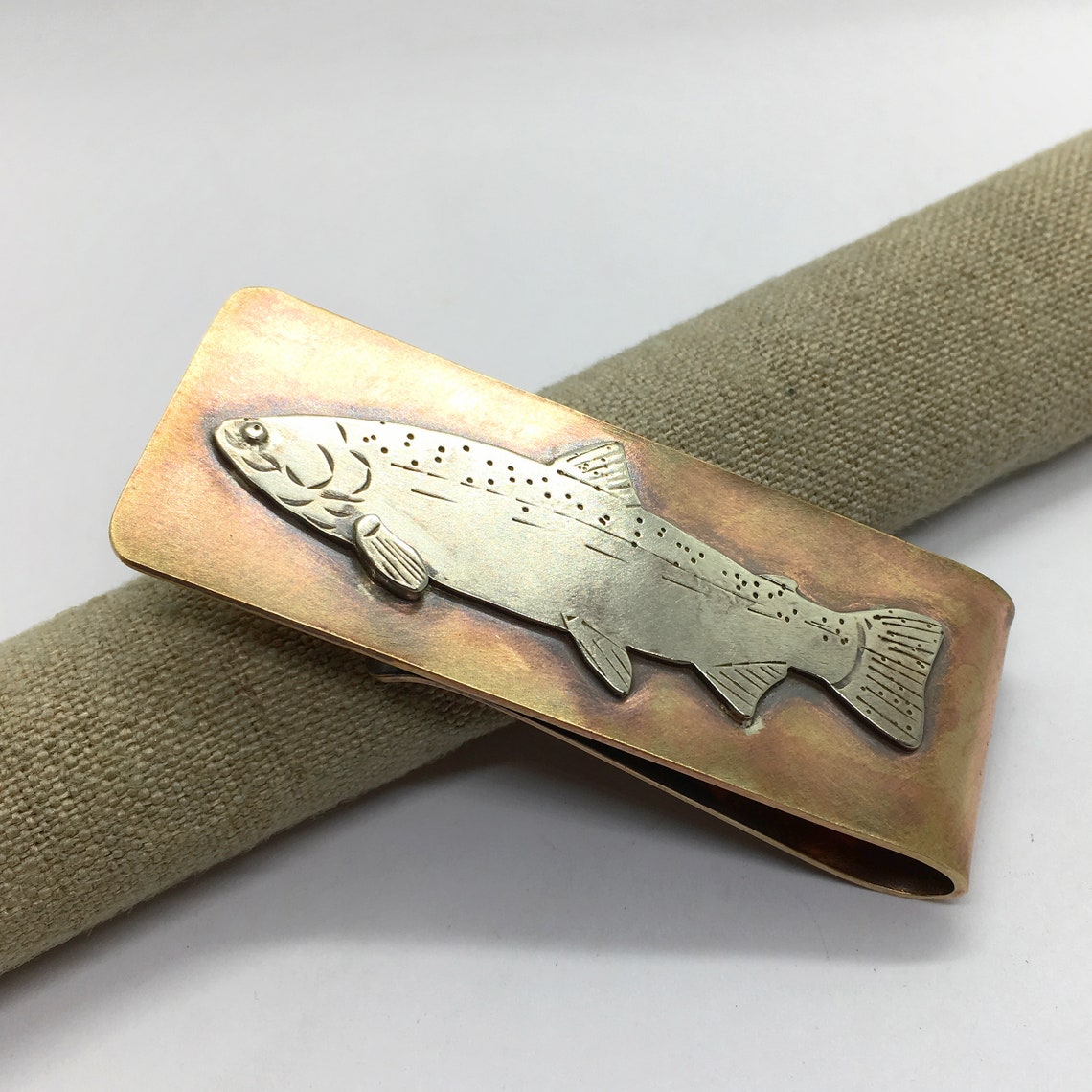 Steelhead Trout Hand Made Money Clip Mens Fishing Gift Rainbow - Etsy