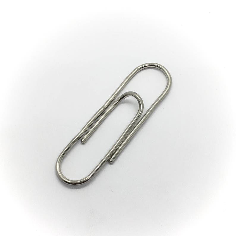 Paperclip Hand Made Nickel Silver Money Clip - Etsy