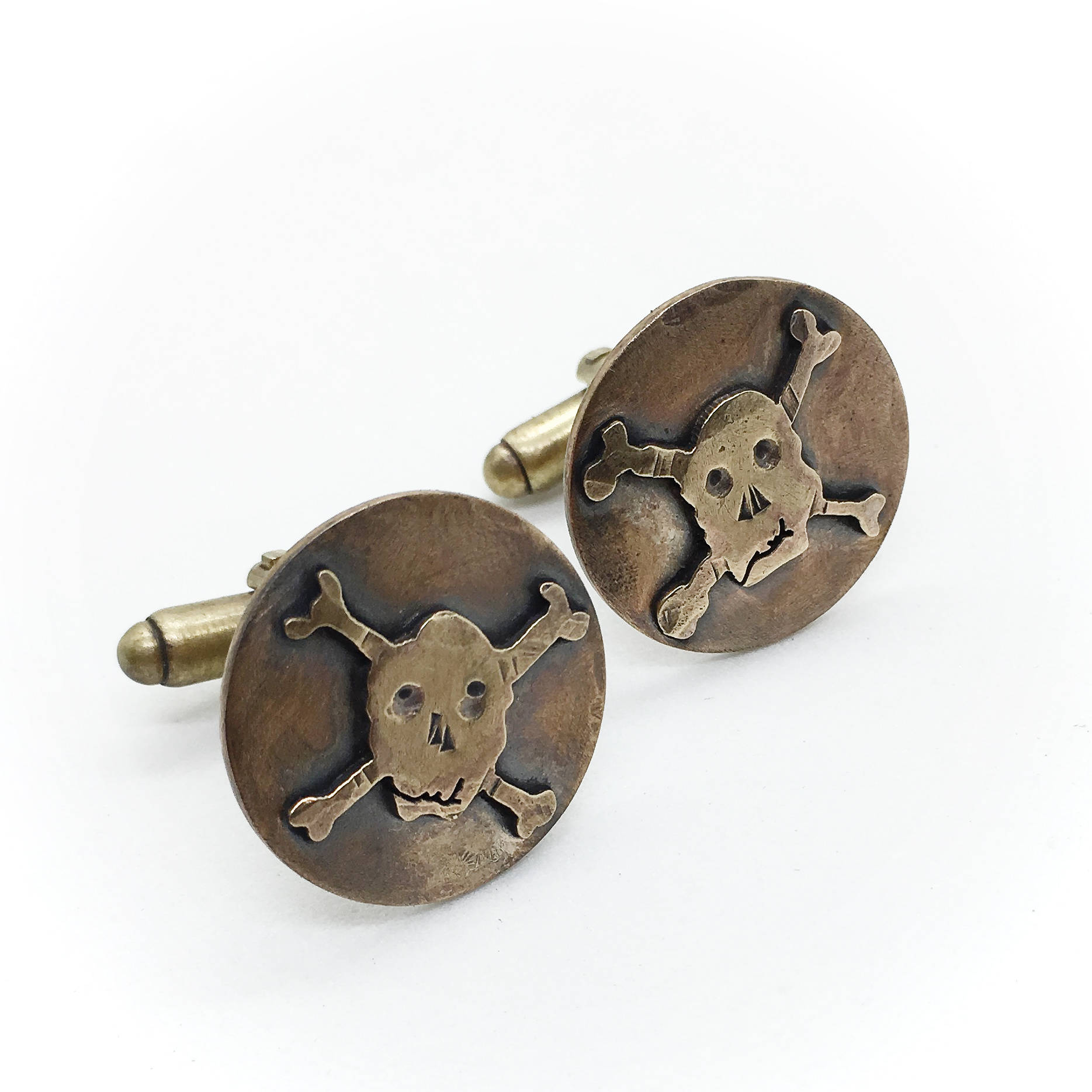 Skull and crossbones pirate cuff links | Etsy
