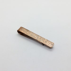 Copper Tie Clip With Hammered Texture - Etsy