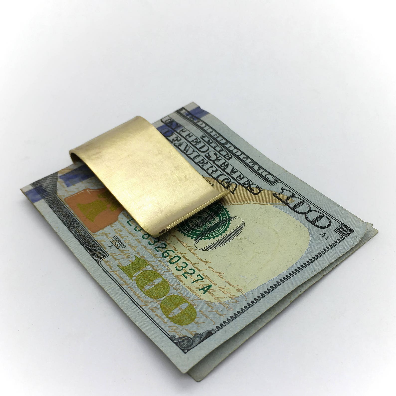 Simple Brass Money Clip Hand Made Mens Accessories Mens | Etsy