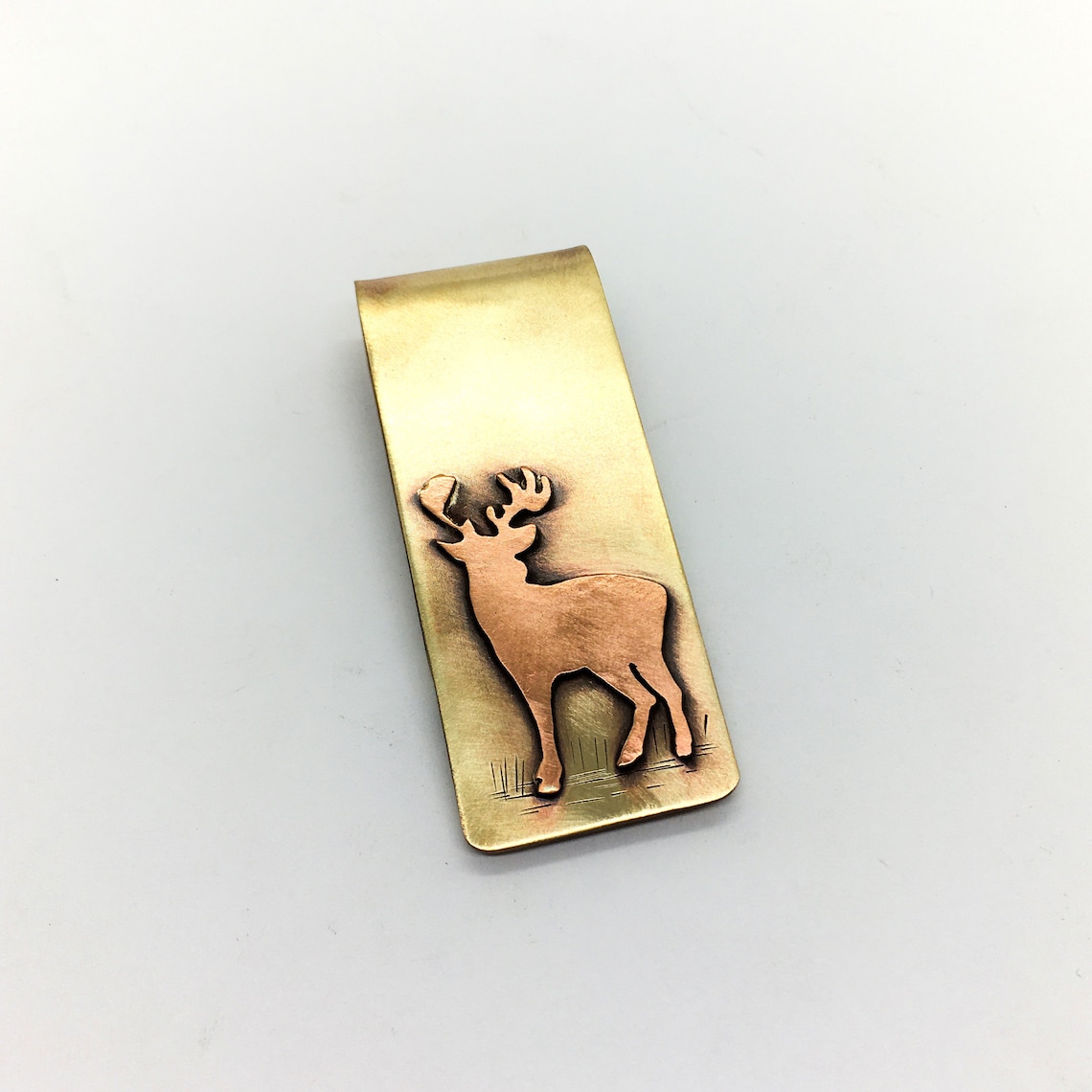 White Tail Deer Money Clip - Etsy