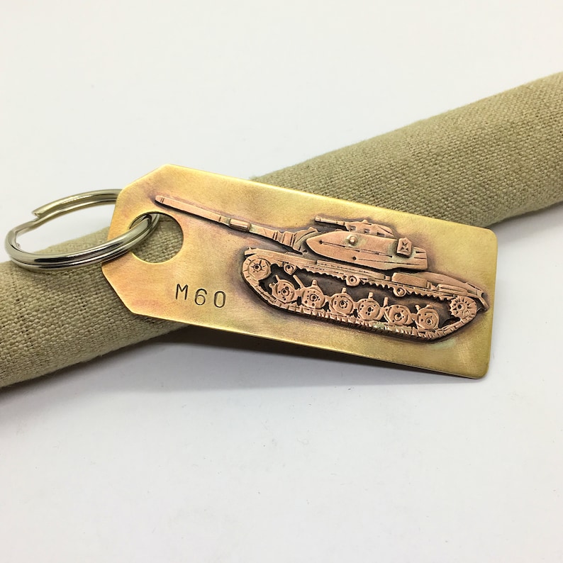 US Army M60 Patton Tank Key Chain - Etsy