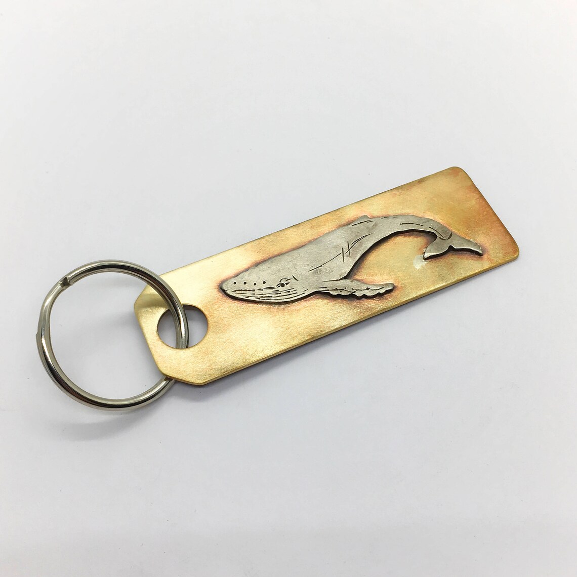 Humpback Whale Key Chain Hand Made Whale Key Chain | Etsy