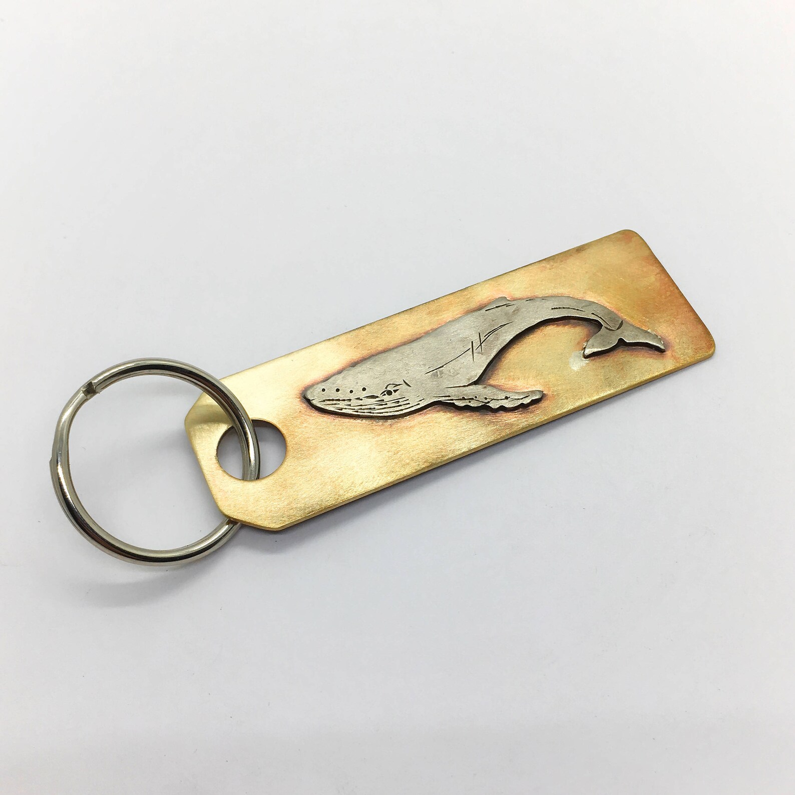 Humpback Whale Key Chain Hand Made Whale Key Chain | Etsy