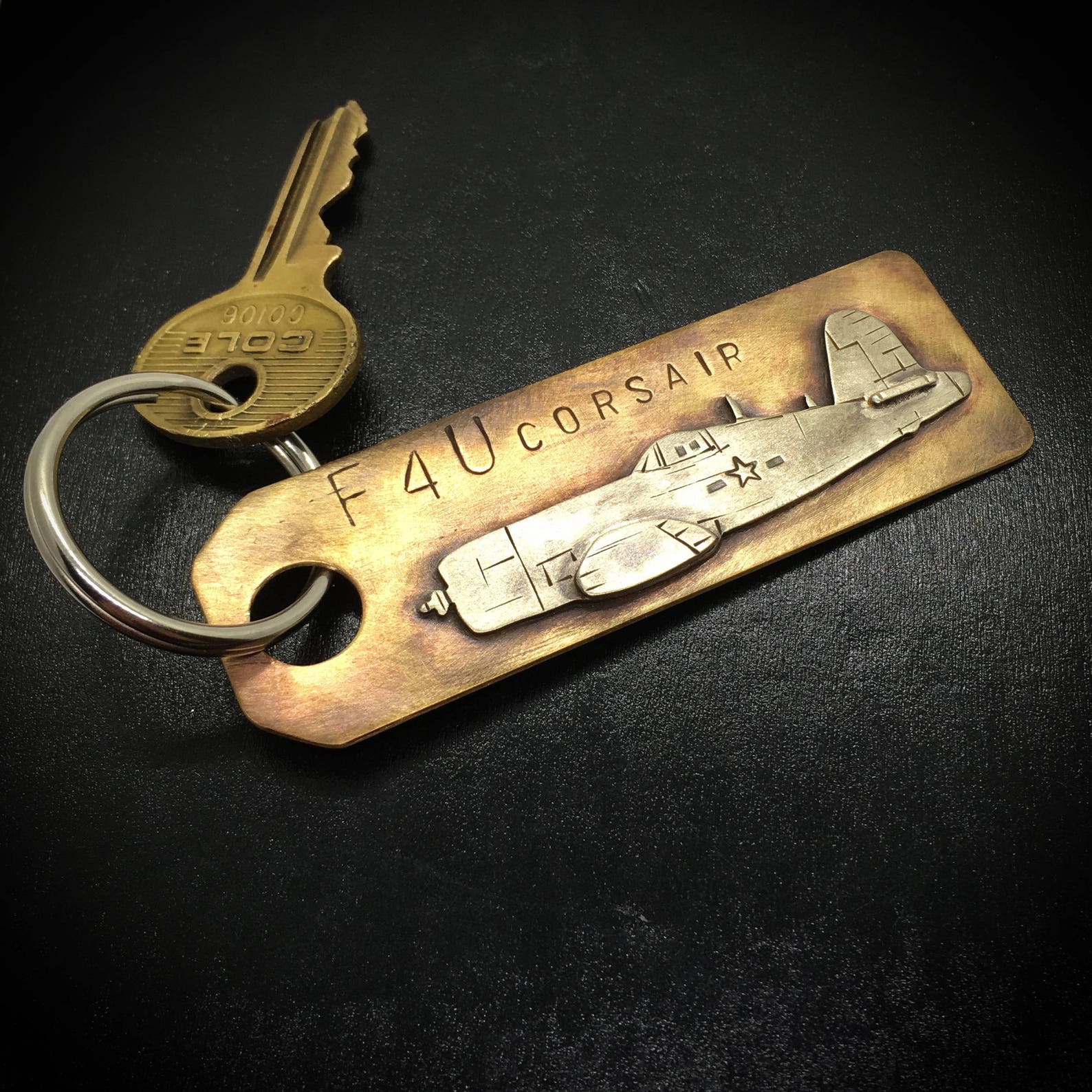 F4U Corsair Hand Made World War II Aircraft Keychain U.S. Navy - Etsy