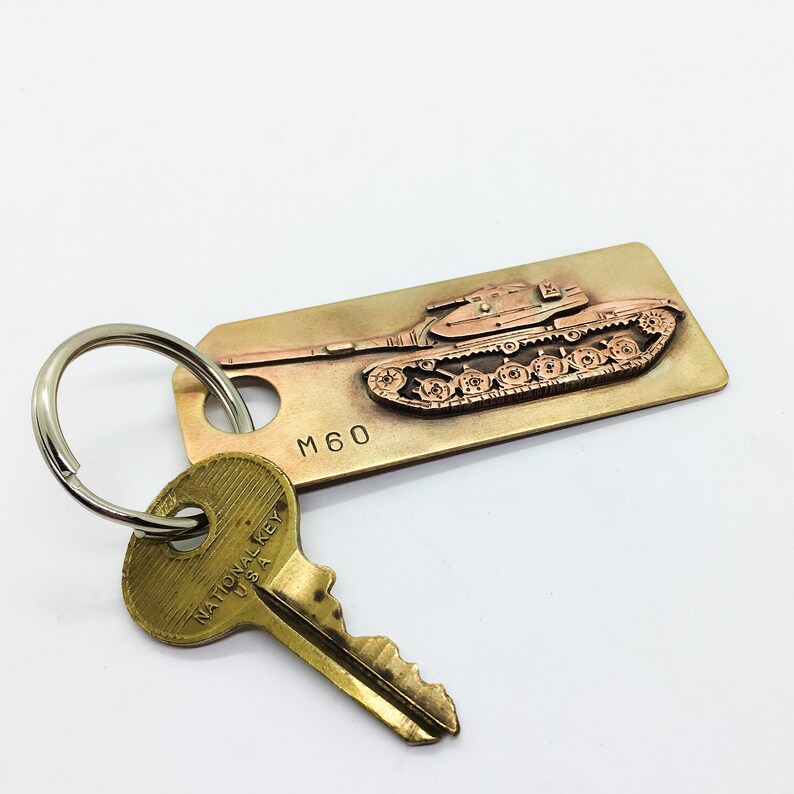 US Army M60 Patton Tank Key Chain - Etsy