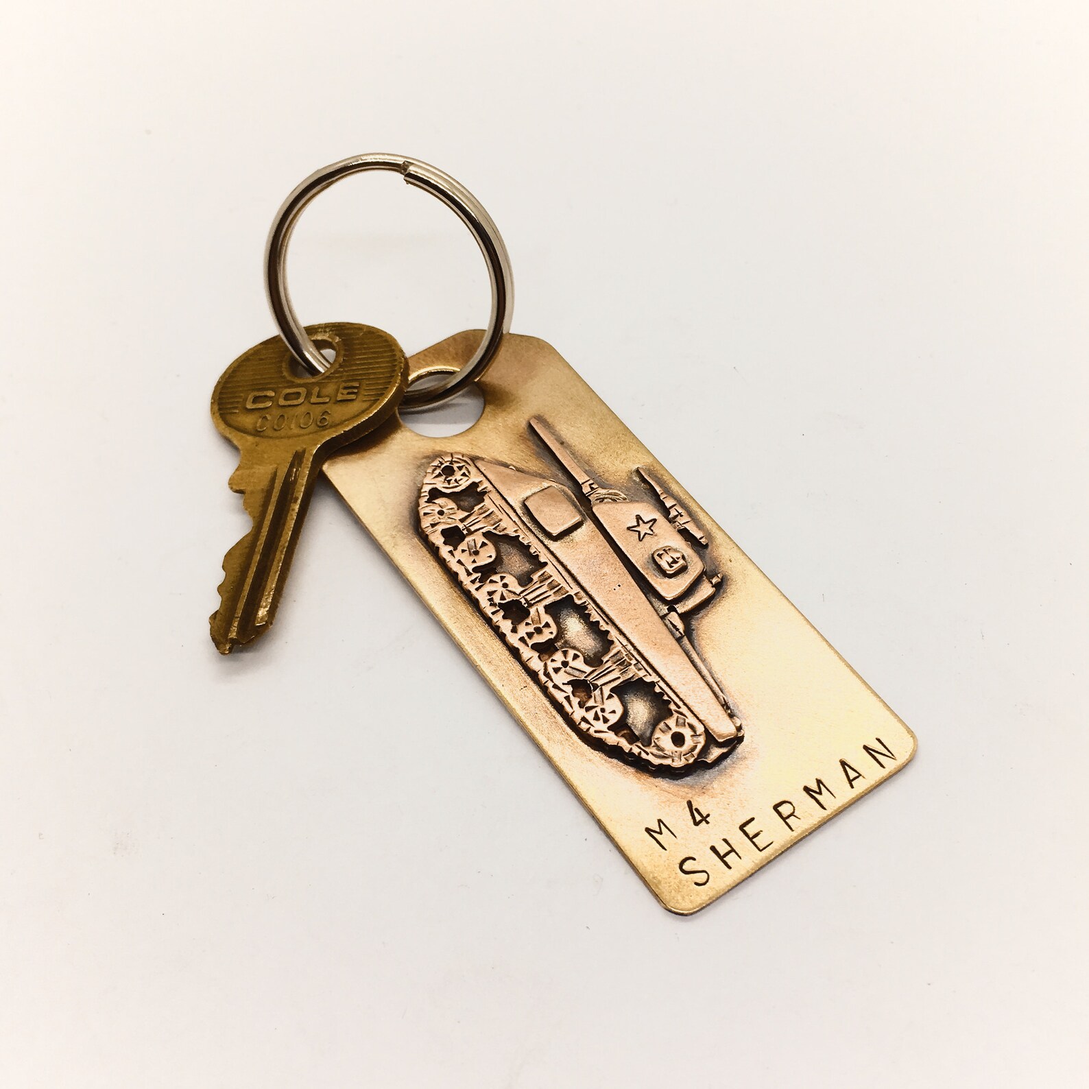 US Army M4 Sherman Tank Key Chain - Etsy