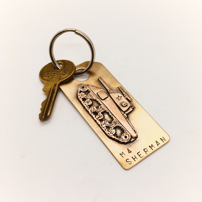 US Army M4 Sherman Tank Key Chain - Etsy