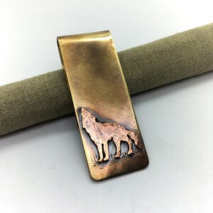 Wolf Money Clip - Etsy