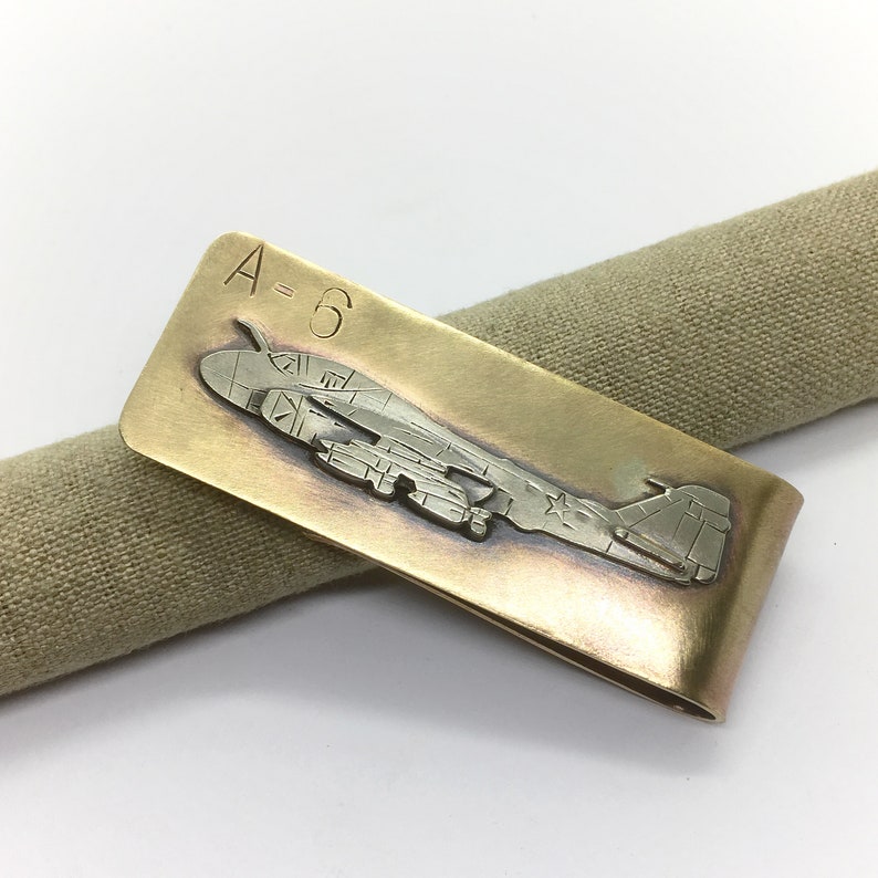 A-6 Intruder Airplane Money Clip - Etsy