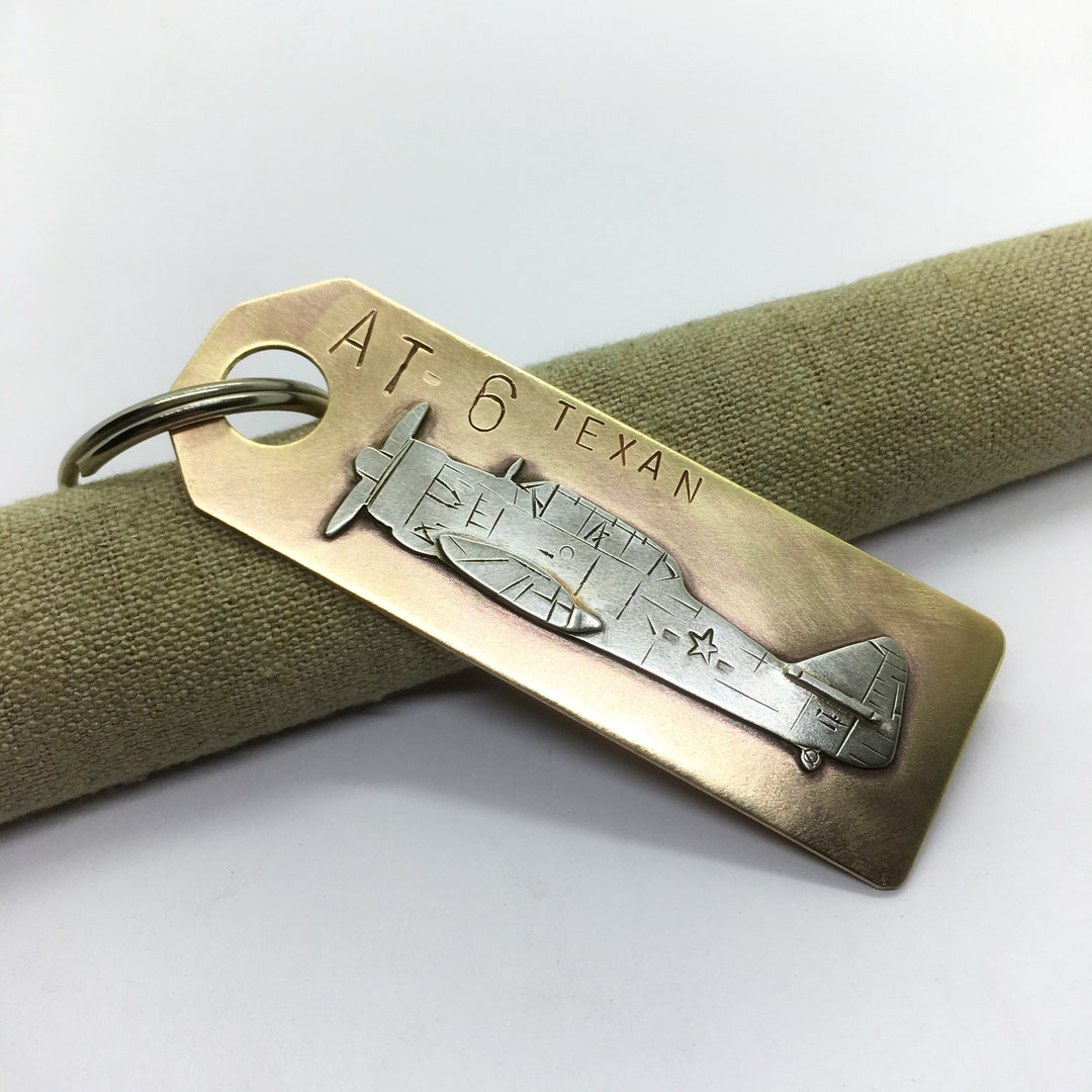 AT-6 Texan World War 2 Airplane Key Chain - Etsy