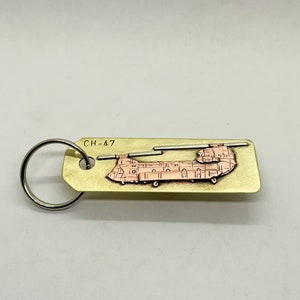 Ch-47 Chinook Helicopter Key Chain - Etsy