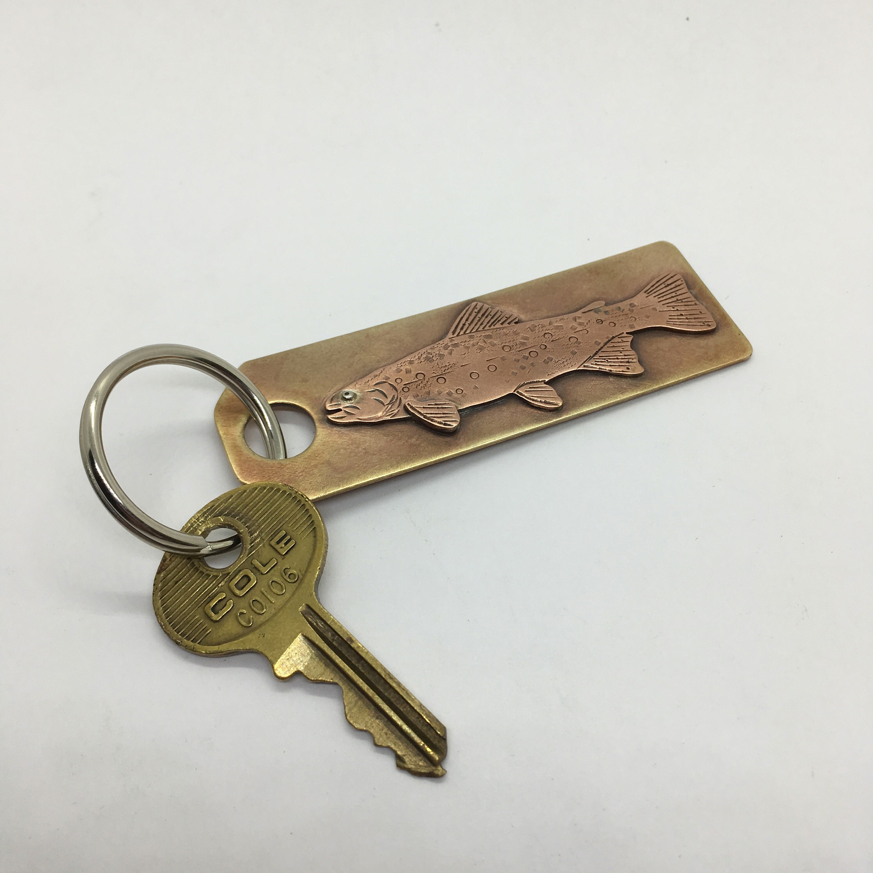 Brook Trout Key Chain Hand Made Fishing Gift - Etsy