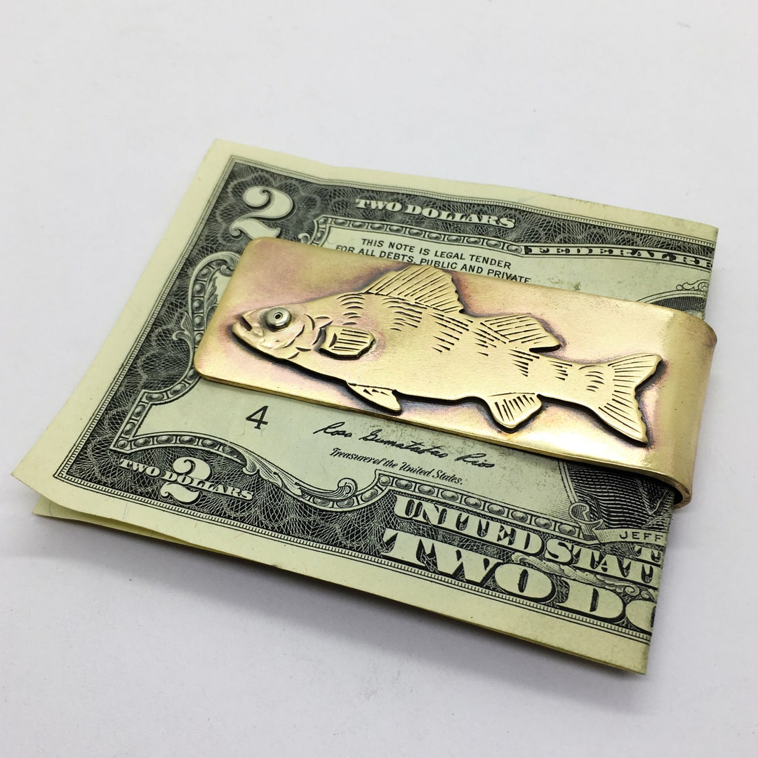 Yellow Perch Hand Made Fish Money Clip - Etsy