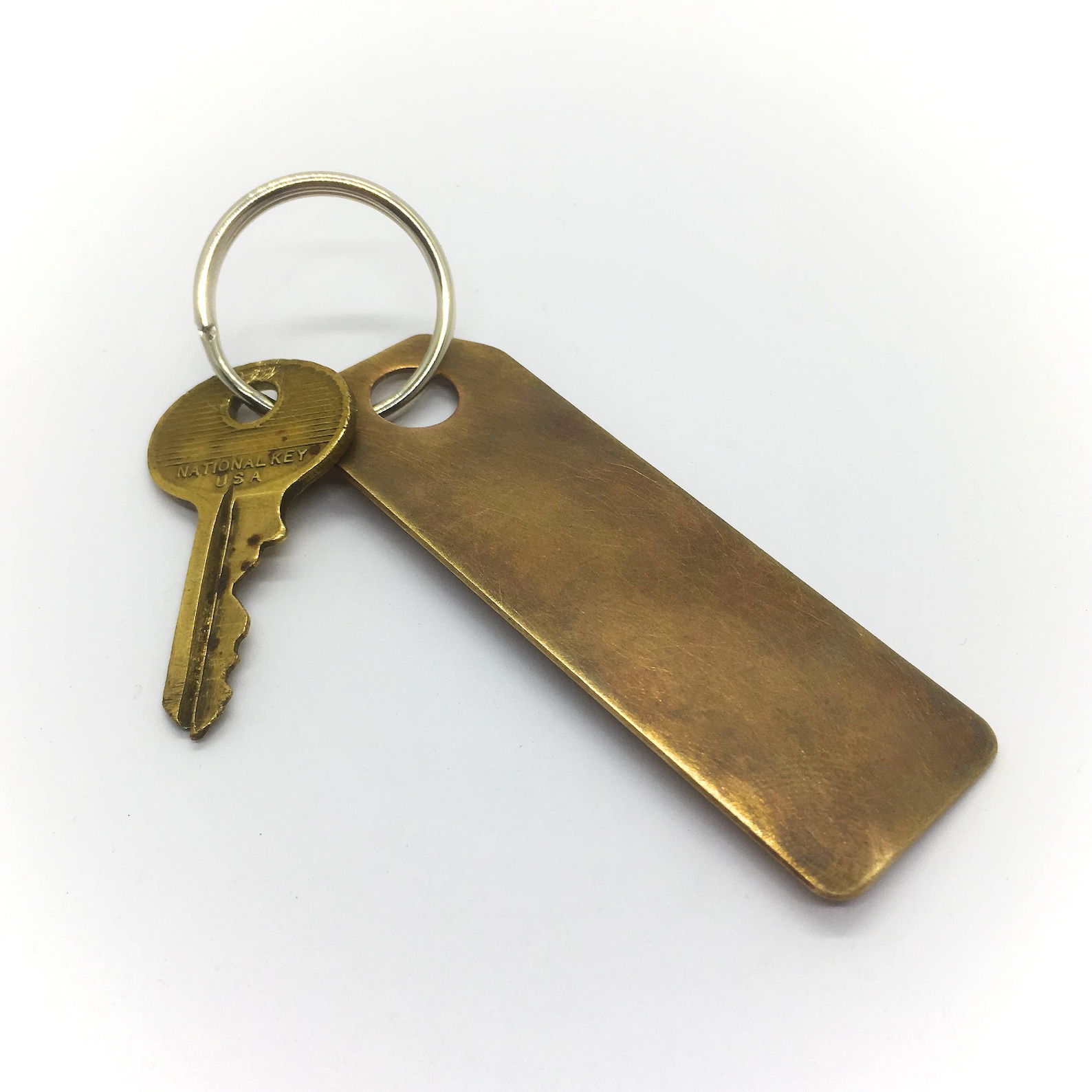 Tug Boat Keychain Hand Made Brass and Copper Tug Boat Key | Etsy