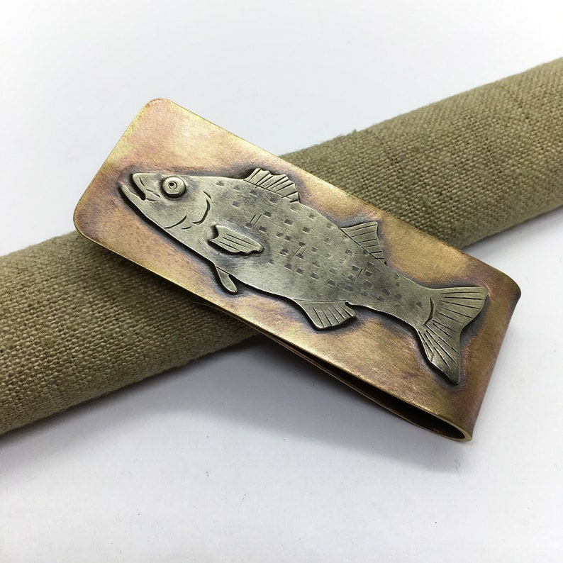 Striped Bass Money Clip Etsy