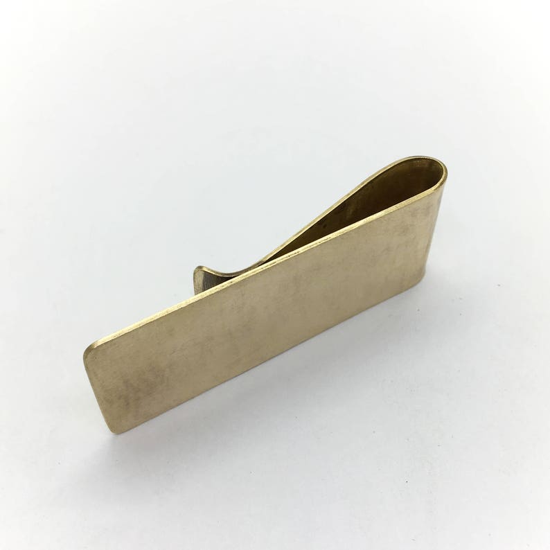 Simple Brass Money Clip Hand Made Mens Accessories Mens - Etsy
