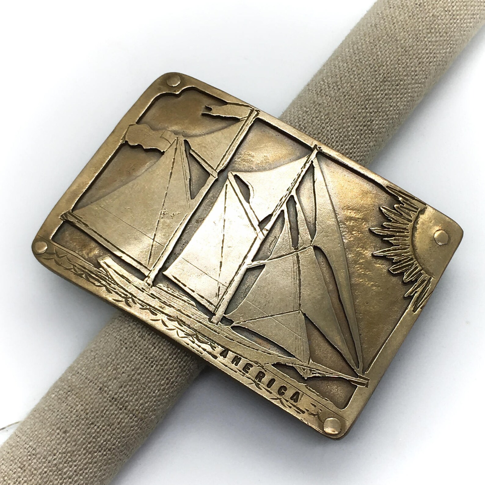 Sailing Yacht America Belt Buckle Nautical Sailboat Belt - Etsy