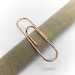 Minimalist Copper Paperclip Money Clip | Etsy