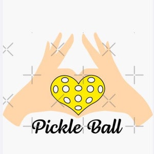 Pickleball Heart Hands DIGITAL DOWNLOAD Png.svg.eps Clip Art - Etsy
