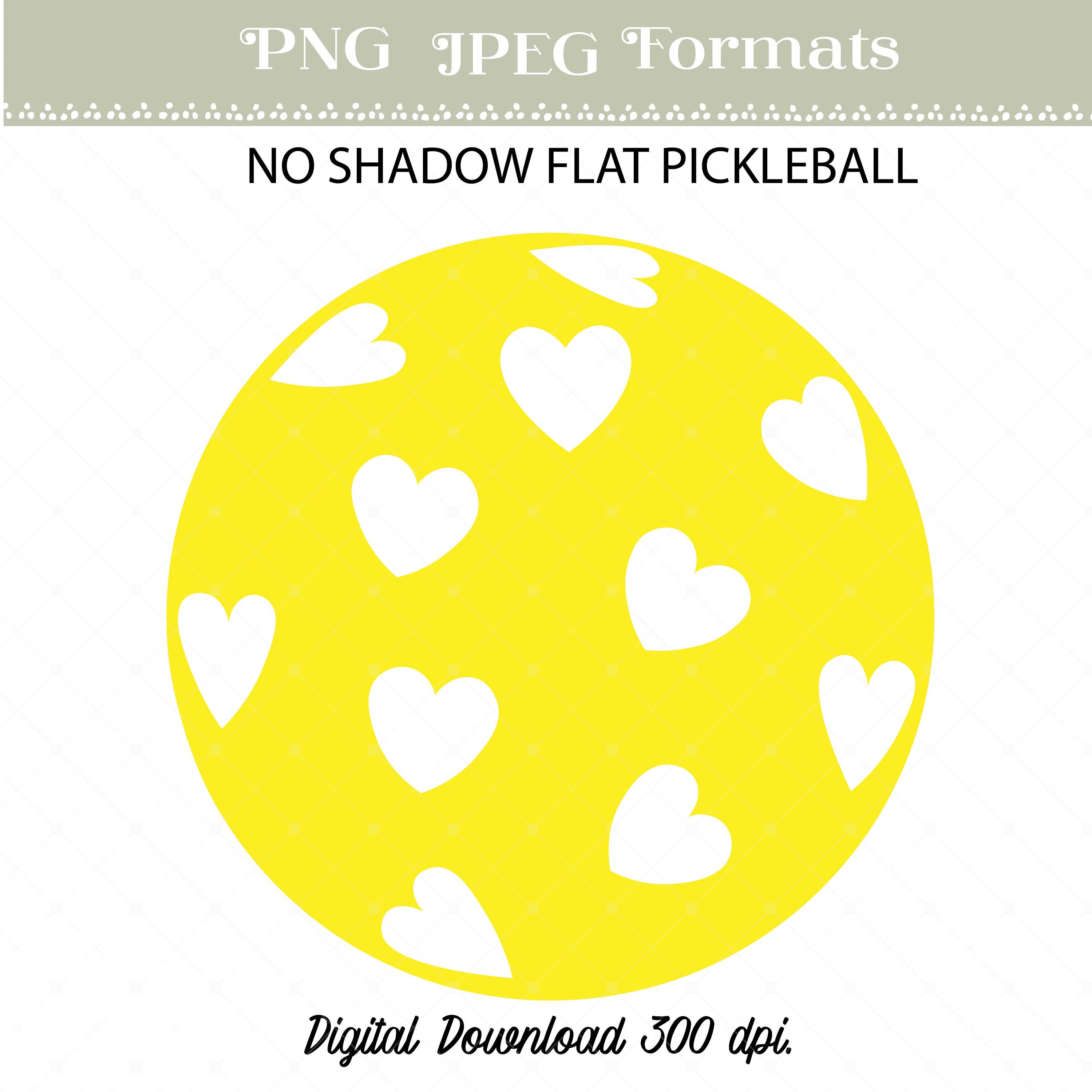 HEART Pickleball Digital Download PNG and JPEG Format Only - Etsy Canada