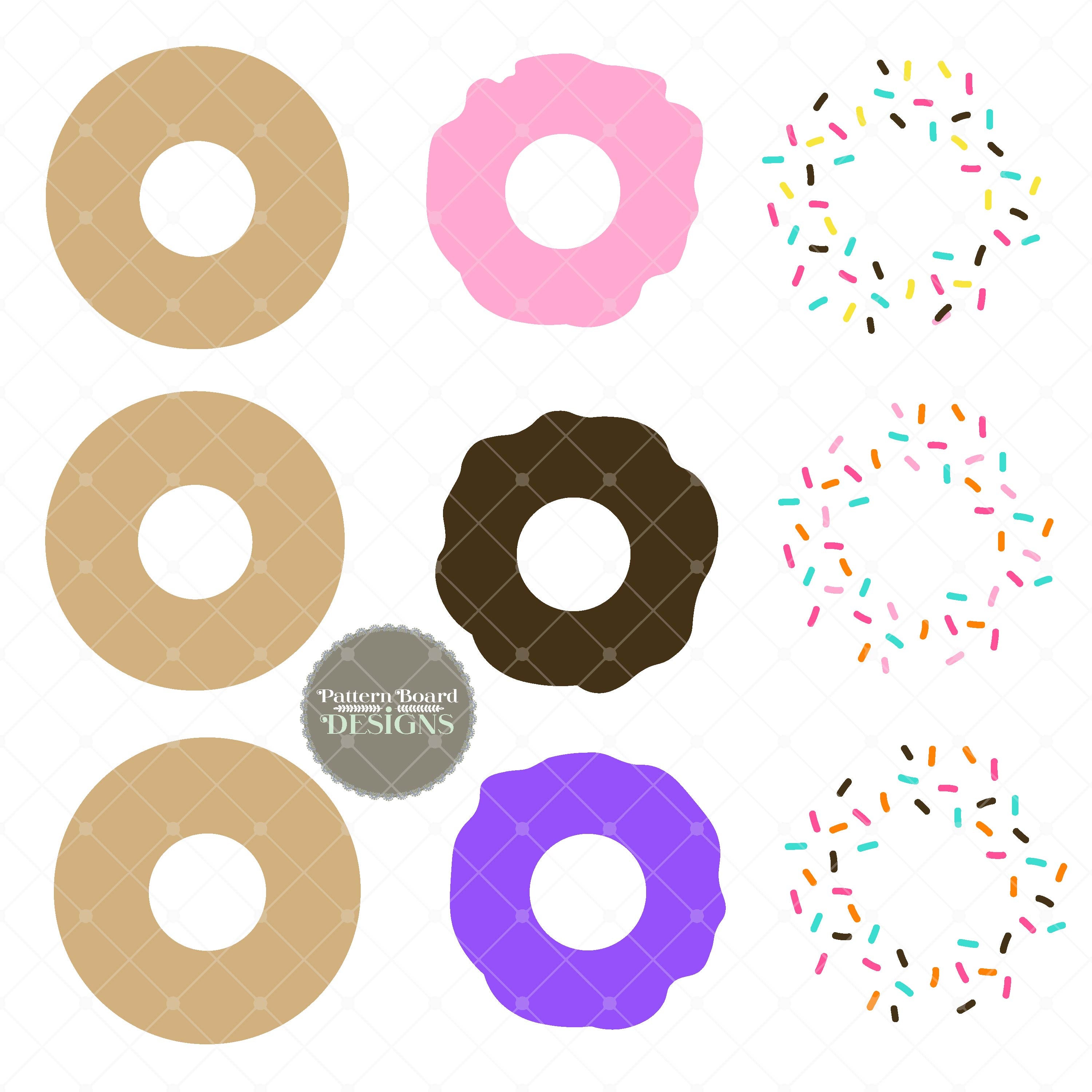 DIGITAL DONUT Clip-art Png/ Svg/jpeg Format - Etsy