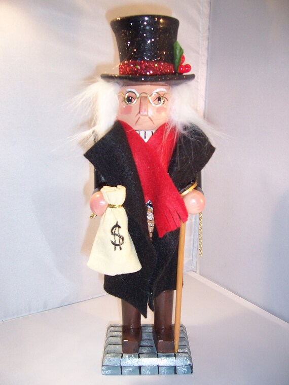 Scrooge Hand Painted Nutcracker - Etsy
