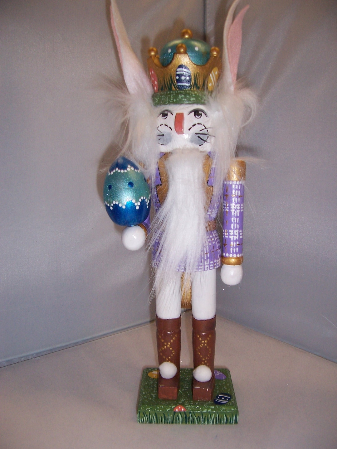 Easter Bunny Hand Painted Nutcracker - Etsy