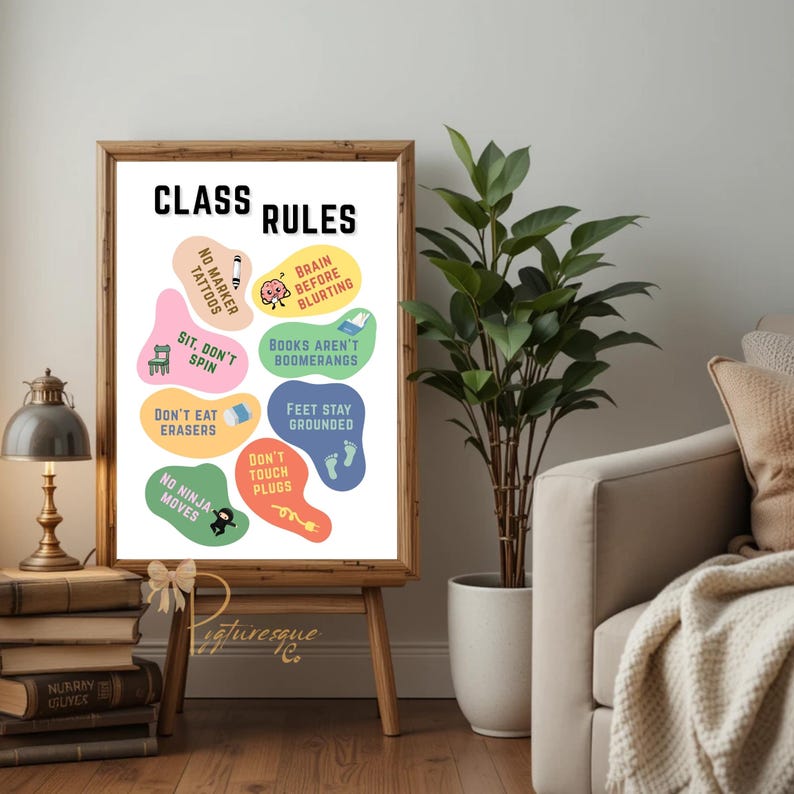 Funny Classroom Rules Poster: Gen Z Cringe Decor (digital Download) - Etsy